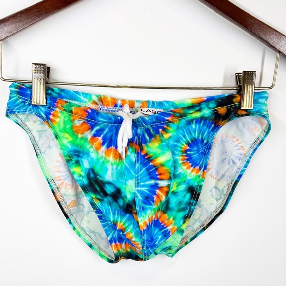 LASC | Swim | Lasc St Tropez Tie Dye Swim Briefs | Poshmark